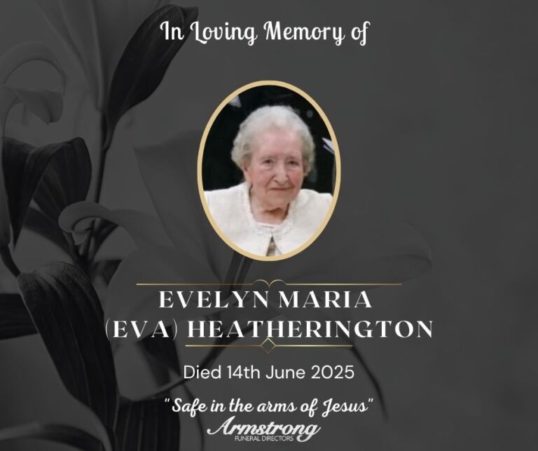 HEATHERINGTON, EVELYN MARIA (EVA) - Armstrong Funeral Directors
