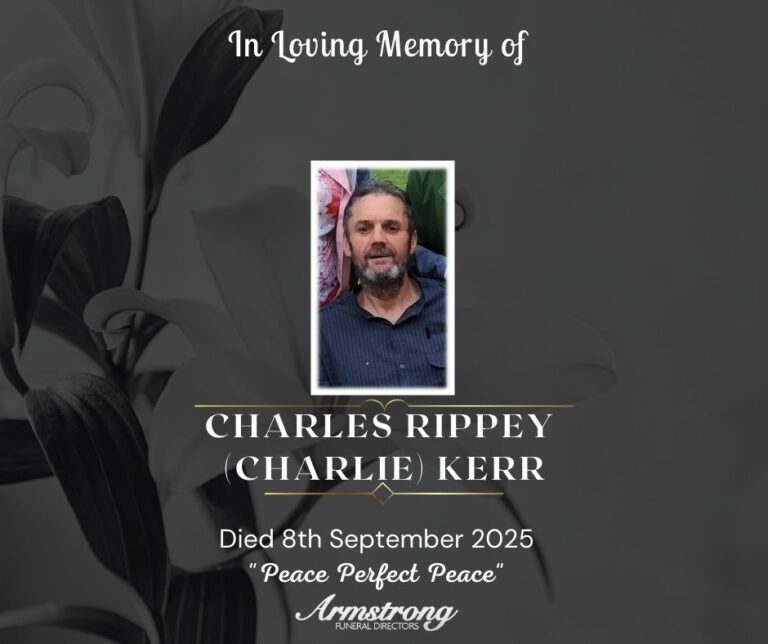 KERR, CHARLES RIPPEY (CHARLIE) - Armstrong Funeral Directors