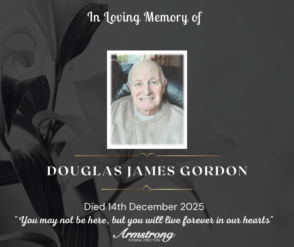 GORDON, DOUGLAS JAMES - Armstrong Funeral Directors